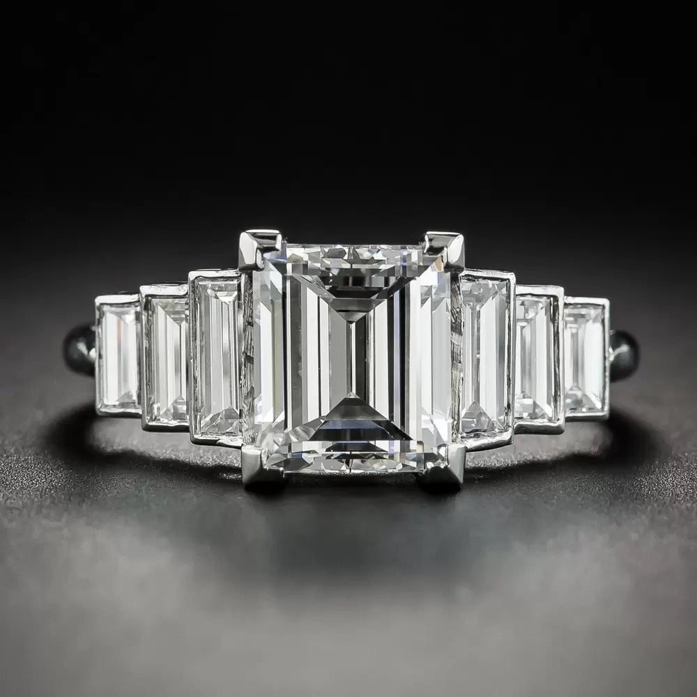 Step-Cut Diamond Engagement Rings , A Quiet Kind of Luxury – Azzallure