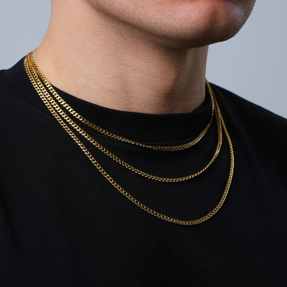 Men’s Chains 101: Figaro vs Cuban: Style, Trends, and How to Choose ...