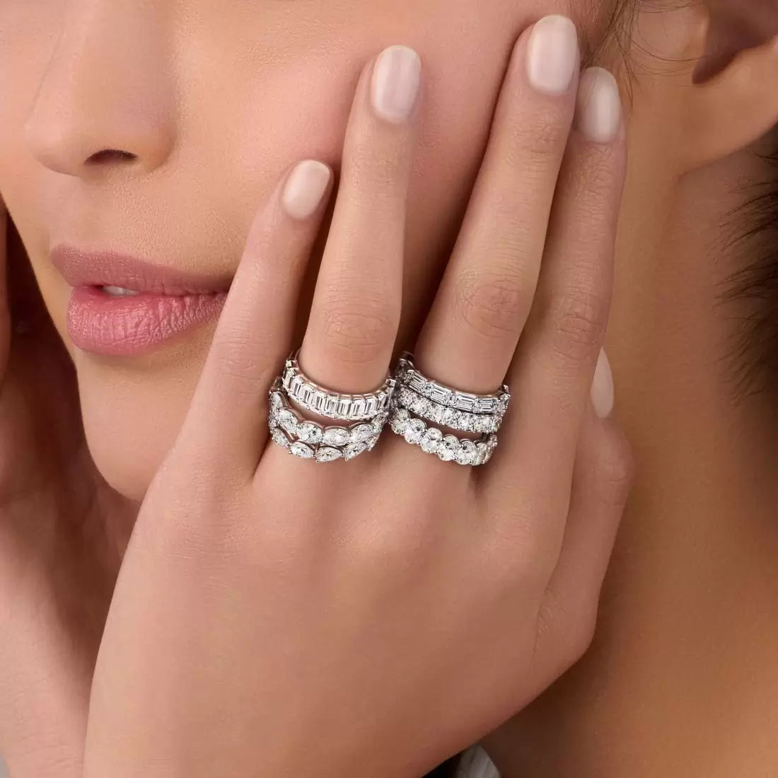 How to Get the Right Size When Buying a Full Diamond Eternity Ring ...